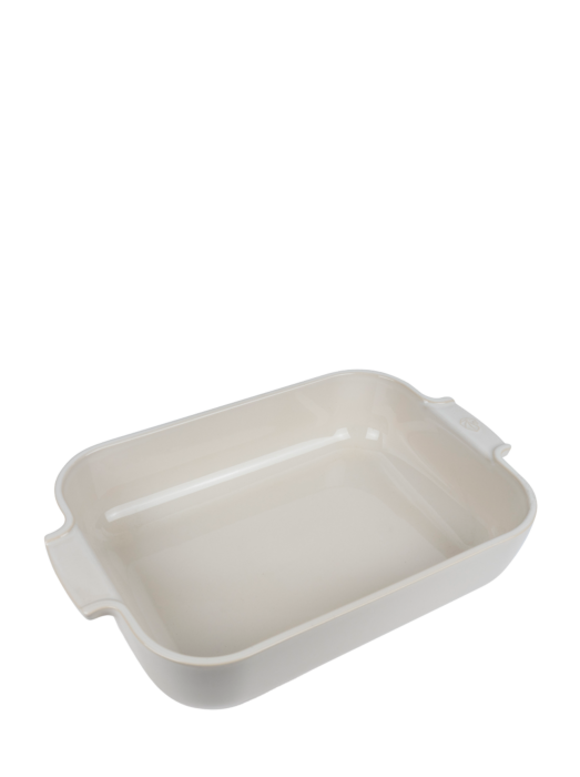 Appolia Ceramic rectangular baker ecru, 36 cm – 14.25in - Peugeot Saveurs