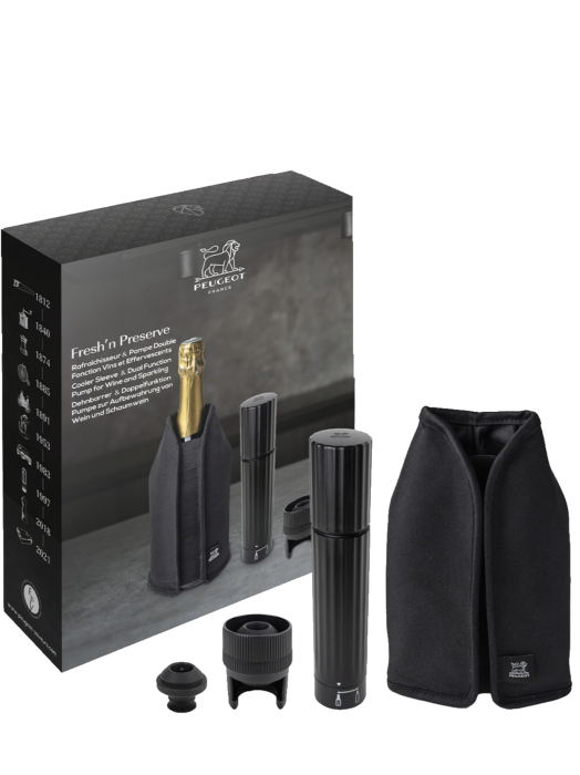 Fresh ‘n preserve Gift box - black frizz cooler sleeve and dual ...