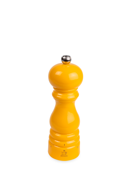 Paris u'select U'select manual wooden pepper mill in saffron yellow ...