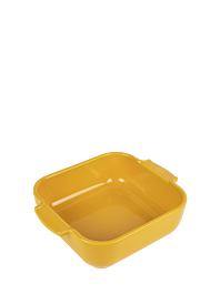 Appolia Ceramic square baker yellow saffron, 21 cm – 8.25in - Peugeot ...